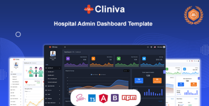Cliniva Hospital - Angular 21+ Medical Admin Dashboard Template For ...